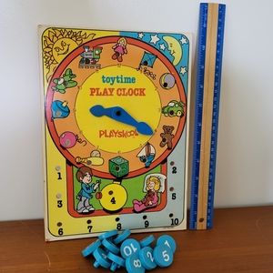 Playskool | Toys | Vintage 976 Toytime Playskool Play Clock Teaching ...
